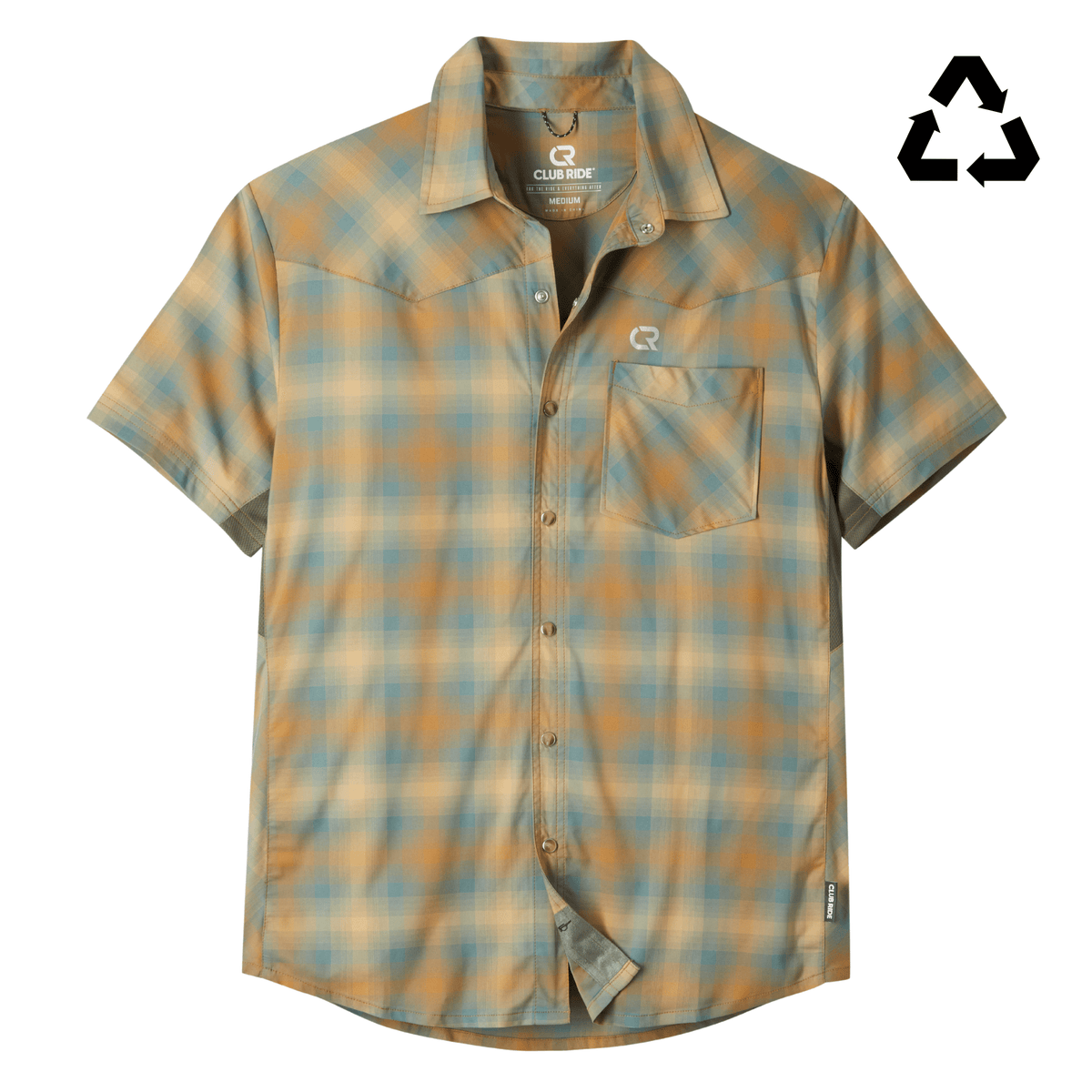 Men's New West Original Pearl Snap Ride Shirt | MTB Shirt – Club Ride ...